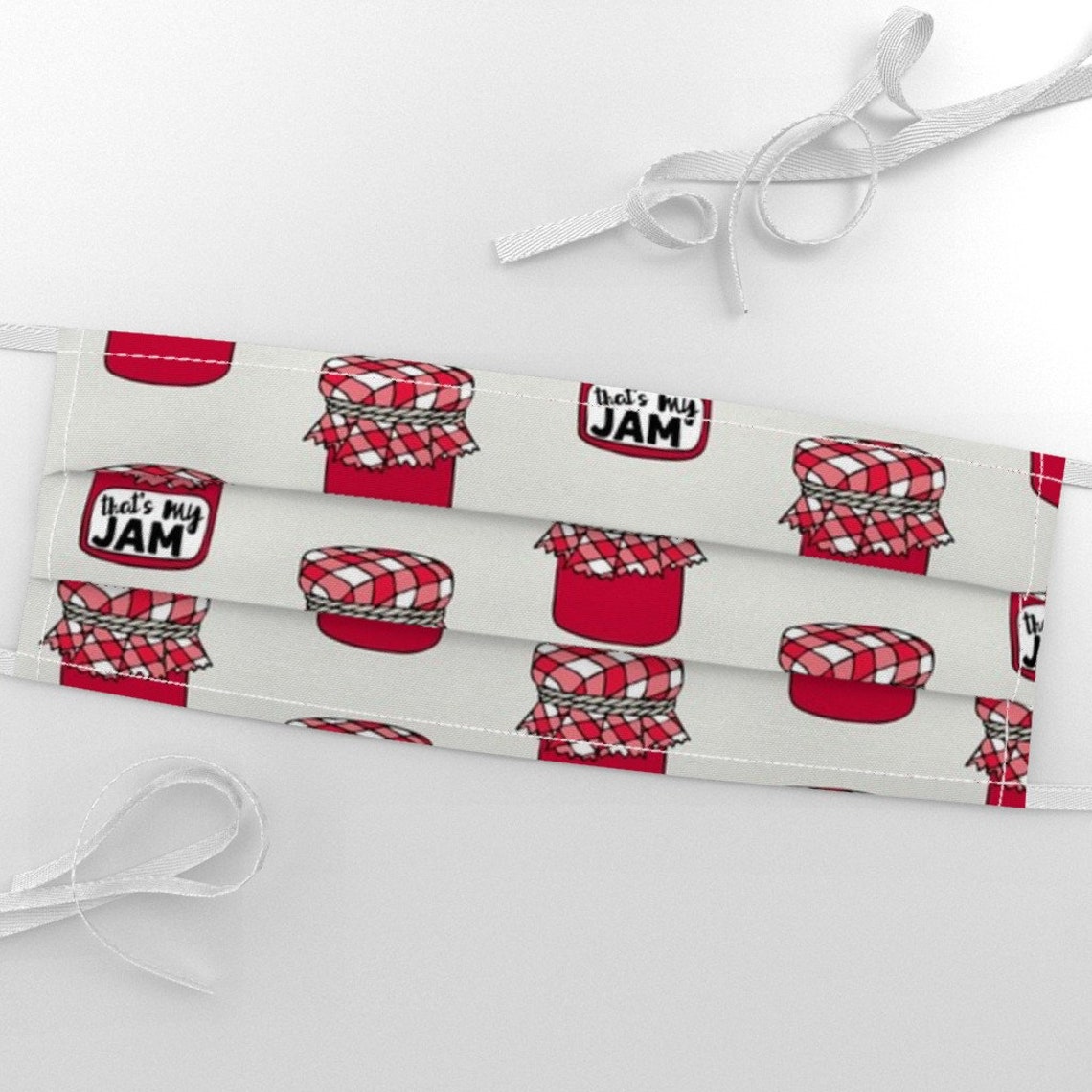 That's My Jam Fabric That's My Jam Red by | Etsy