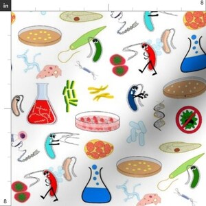 Science Class Fabric - Biology by Stofftoy - School Science Biology ...