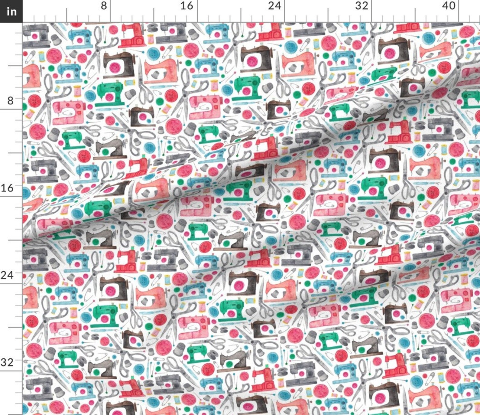 Sewing Notions Fabric Sewing Pattern by Elena O'neill - Etsy