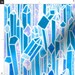 Blue Crystals Fabric - Crystals 3 by Jadegordon - Blue Crystal Gems ...