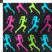 Running Fabric Running by Bags29 Colorful Female Sprinter Jogging ...