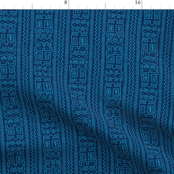 Blue Mudcloth - Etsy