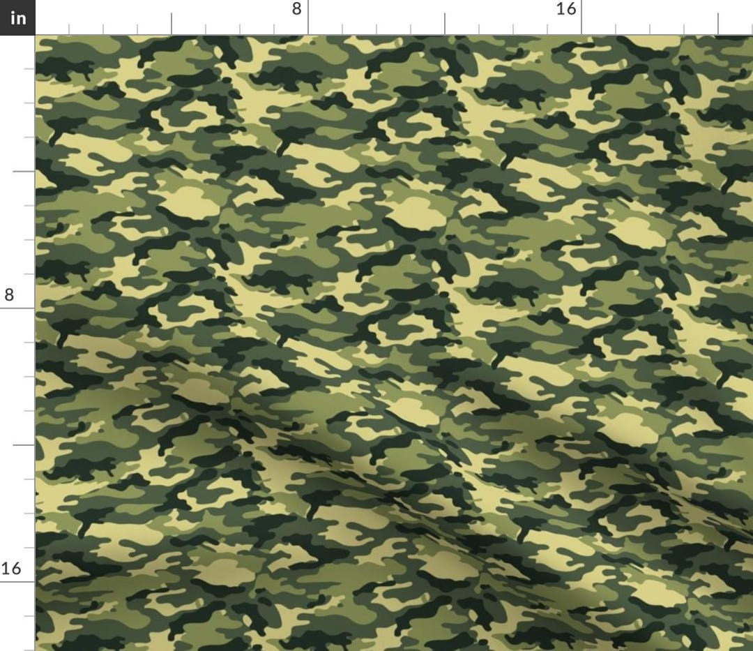 Dark Green Camo Fabric Camouflage Commando Army Forest Seamless Pattern ...
