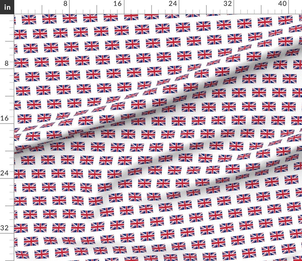 Union Jack British Flag Fabric Union Jack // Small by - Etsy