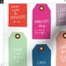 New Years Resolution Fabric Resolution Tags by Endemic Hand Lettered ...
