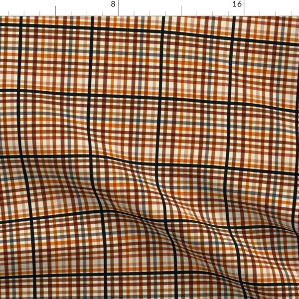 Fall Flannel Fabric - Etsy