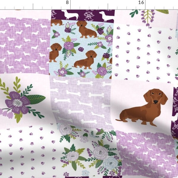 Dachshund Fabric - Etsy