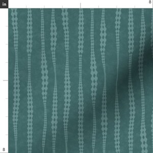 Simple Teal Stripe Fabric Lines on Teal by Janjohnstonartworks ...