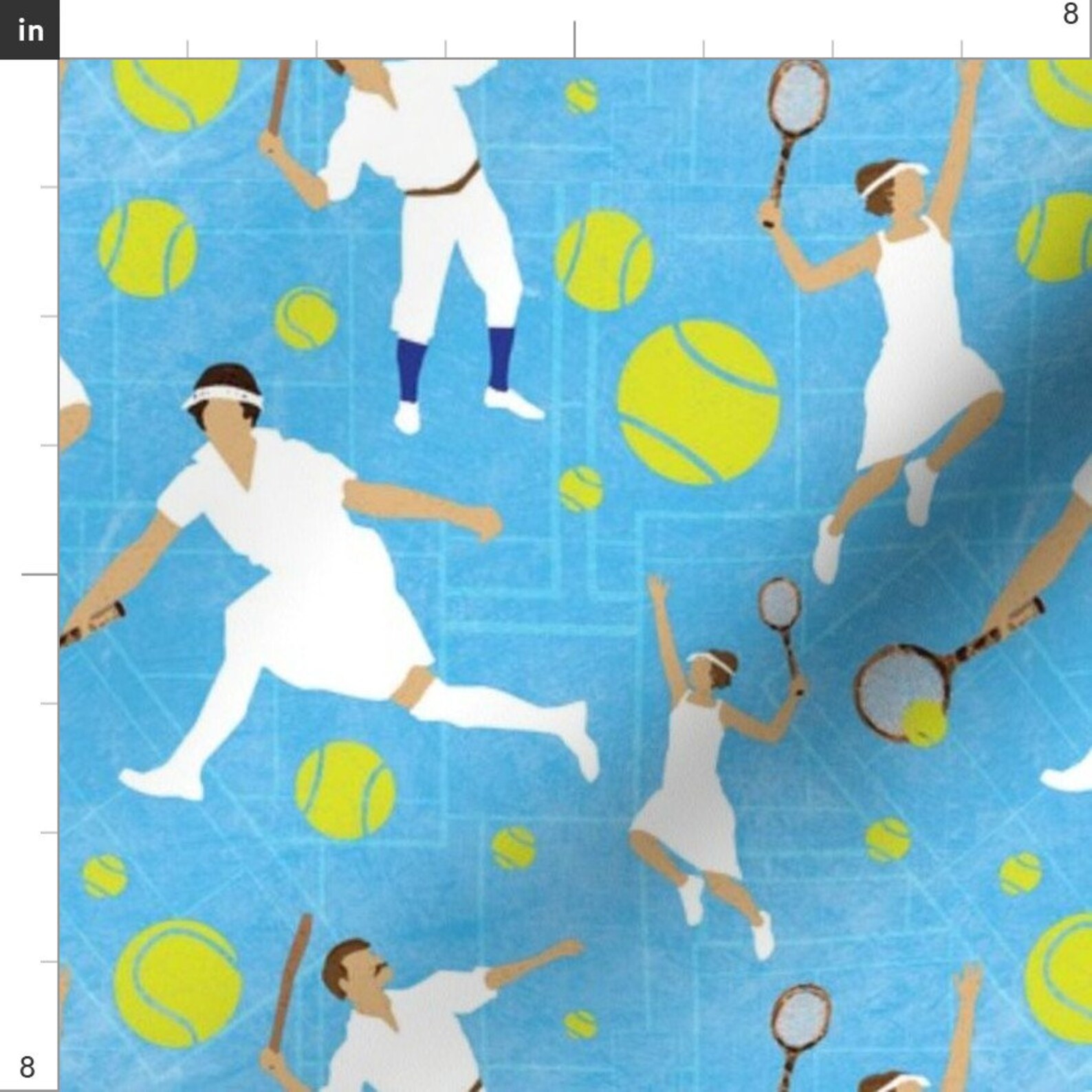 Tennis Fabric Tennis Whites By Vinpauld Athletic Summer | Etsy