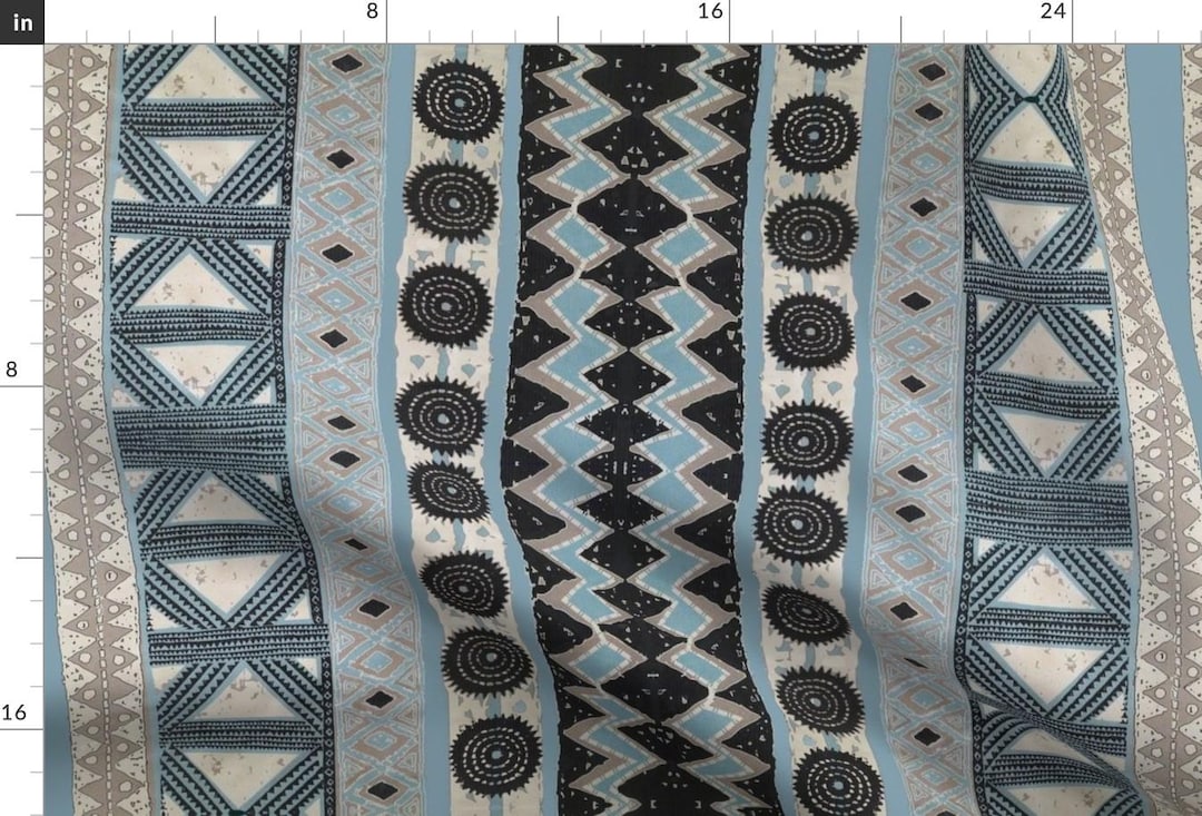 Tapa Design Fabric - Polynesian Tribal Tapa by Maliuana - Tapa Design ...