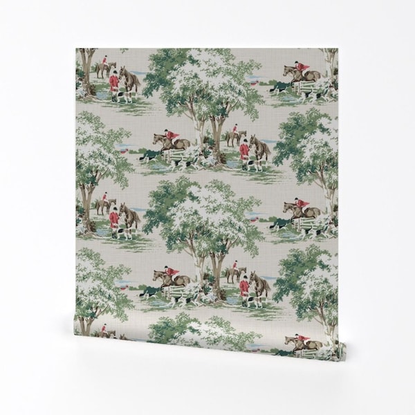Fox Hunting Wallpaper - Etsy
