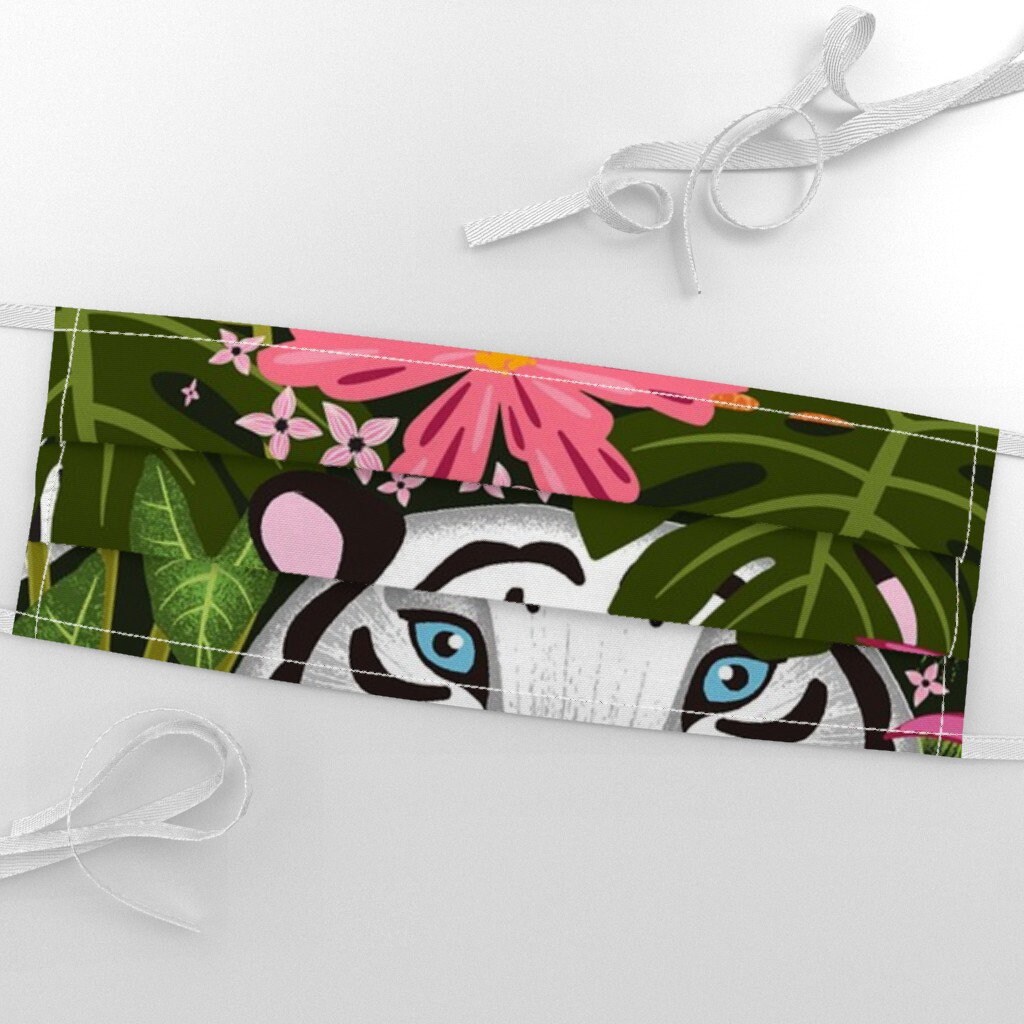 Tiger Clan Fabric Tiger Clan by Michaelzindell Endangered | Etsy