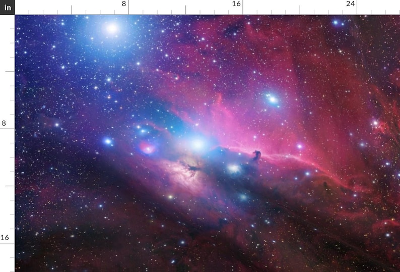 Galaxy Upholstery Fabric- Purple Galaxy by Azrael_abaddon - Purple ...