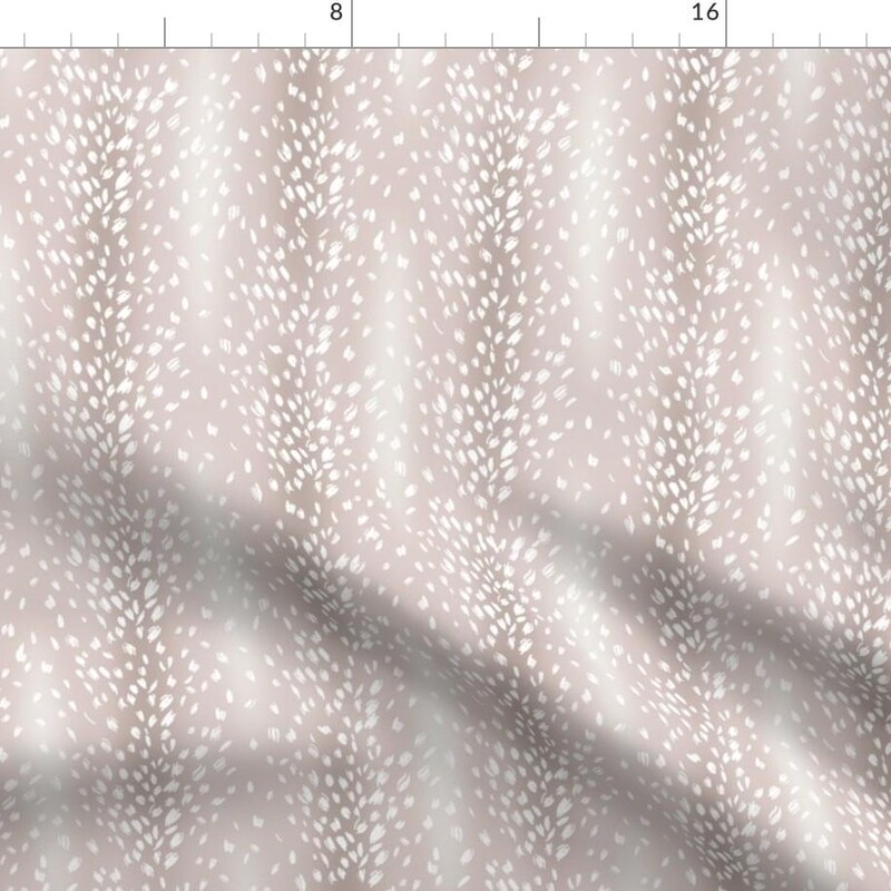 Fawn Print Fabric - Etsy