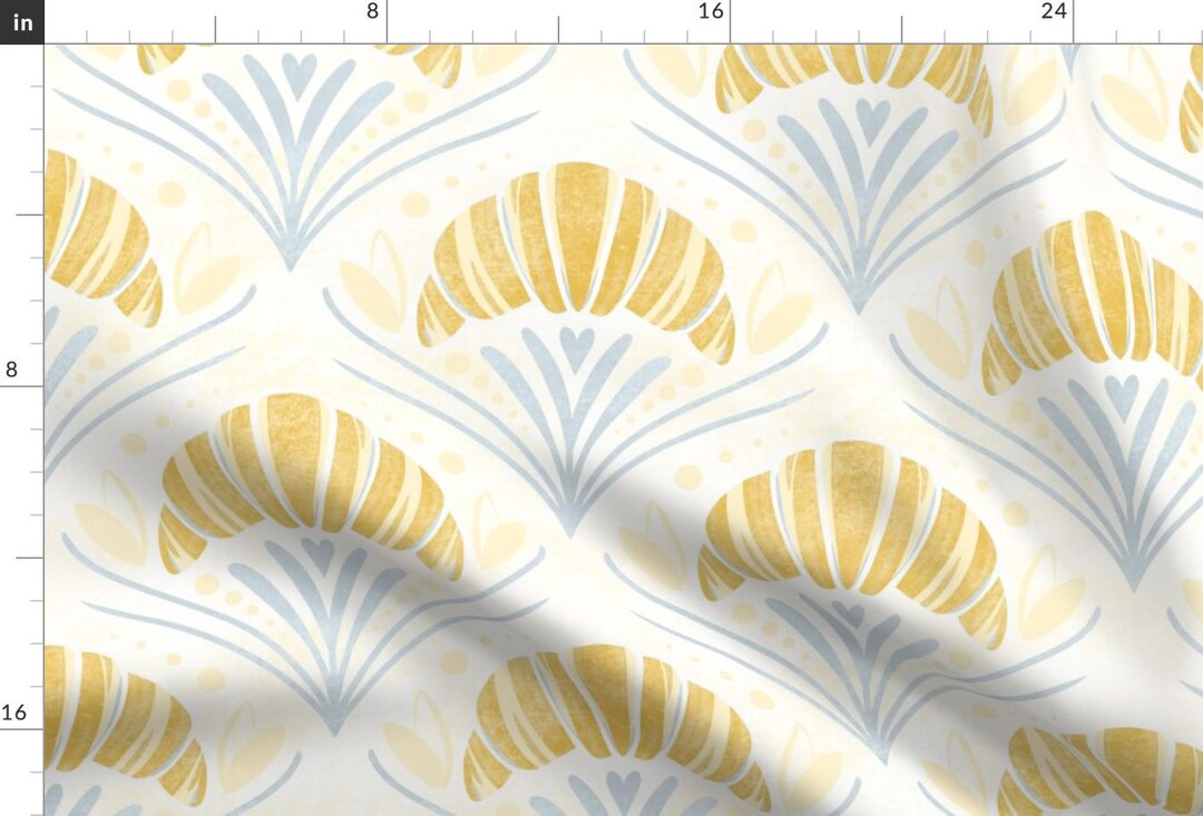 Bakery Fabric - Croissant Soft Texture by Thedutchkiwi - Breakfast ...