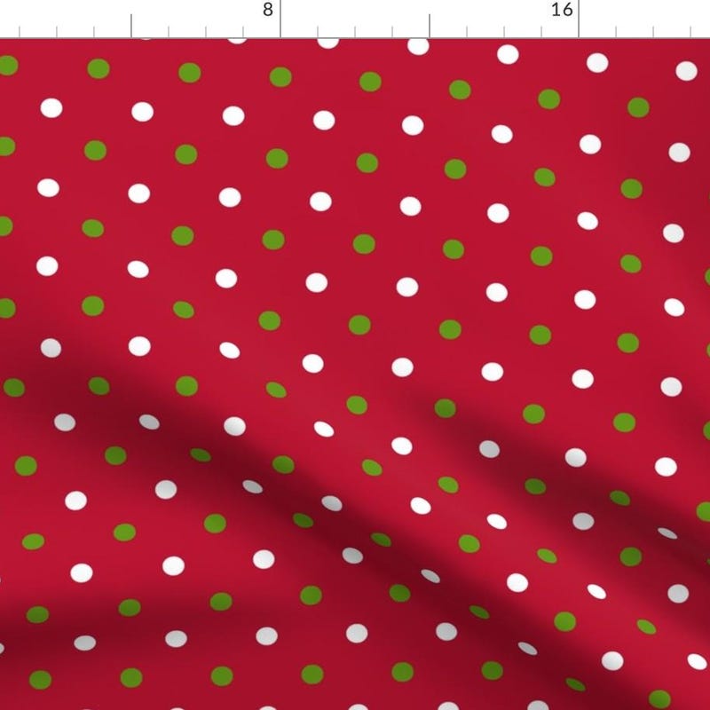 Red Christmas Fabric - Etsy