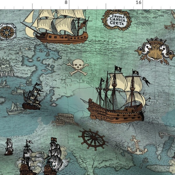 Pirate Fabric - Etsy