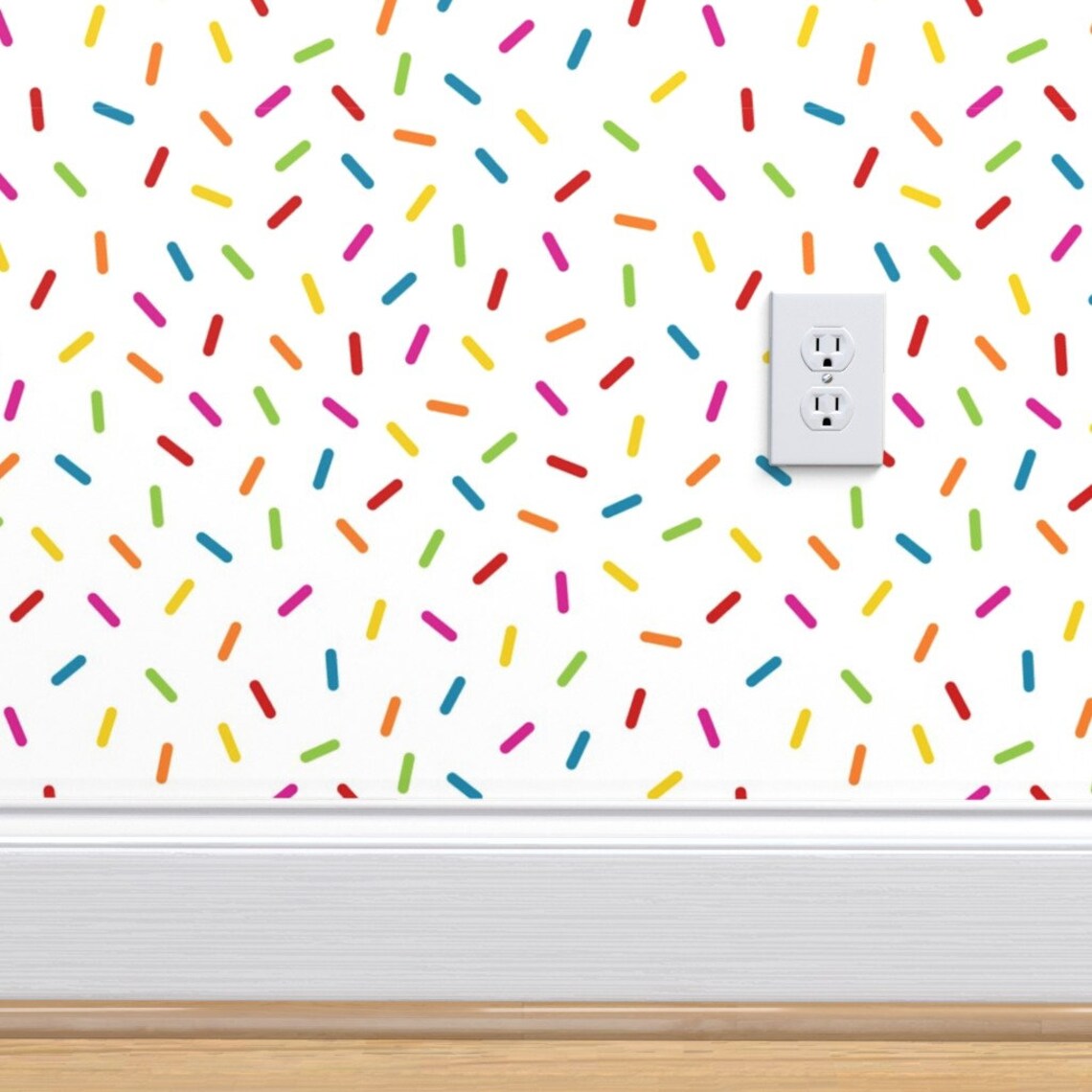 Ice Cream Wallpaper Sprinkles Vanilla by Modgeek White - Etsy