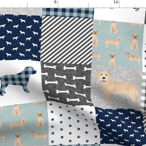 Yellow Lab Fabric Yellow Labrador Pet Quilt B Cheater Quilt - Etsy