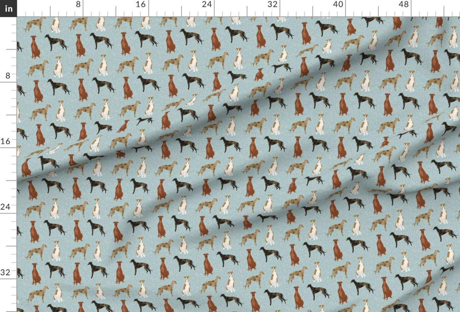 Greyhound Fabric - Greyhound Pet Quilt B Coordinate Nursery Dog Quilt ...