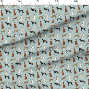 Greyhound Fabric - Greyhound Pet Quilt B Coordinate Nursery Dog Quilt ...