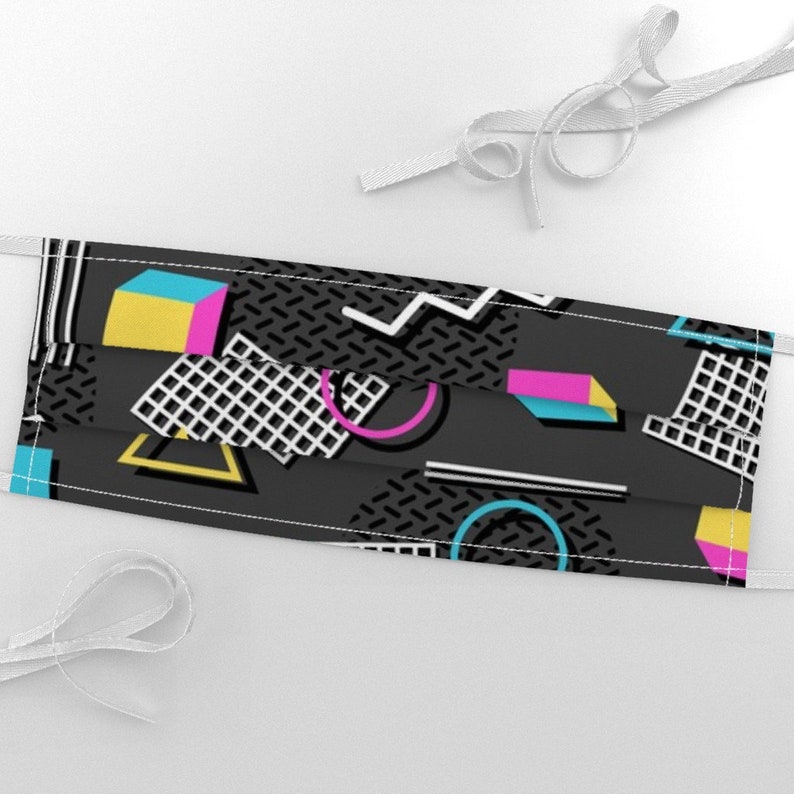 Memphis Style Fabric Welcome to the 90'S by Robyriker - Etsy