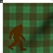 Bigfoot Fabric Bigfoot Plaid by Krystalsavage Bigfoot Myth Woodland ...