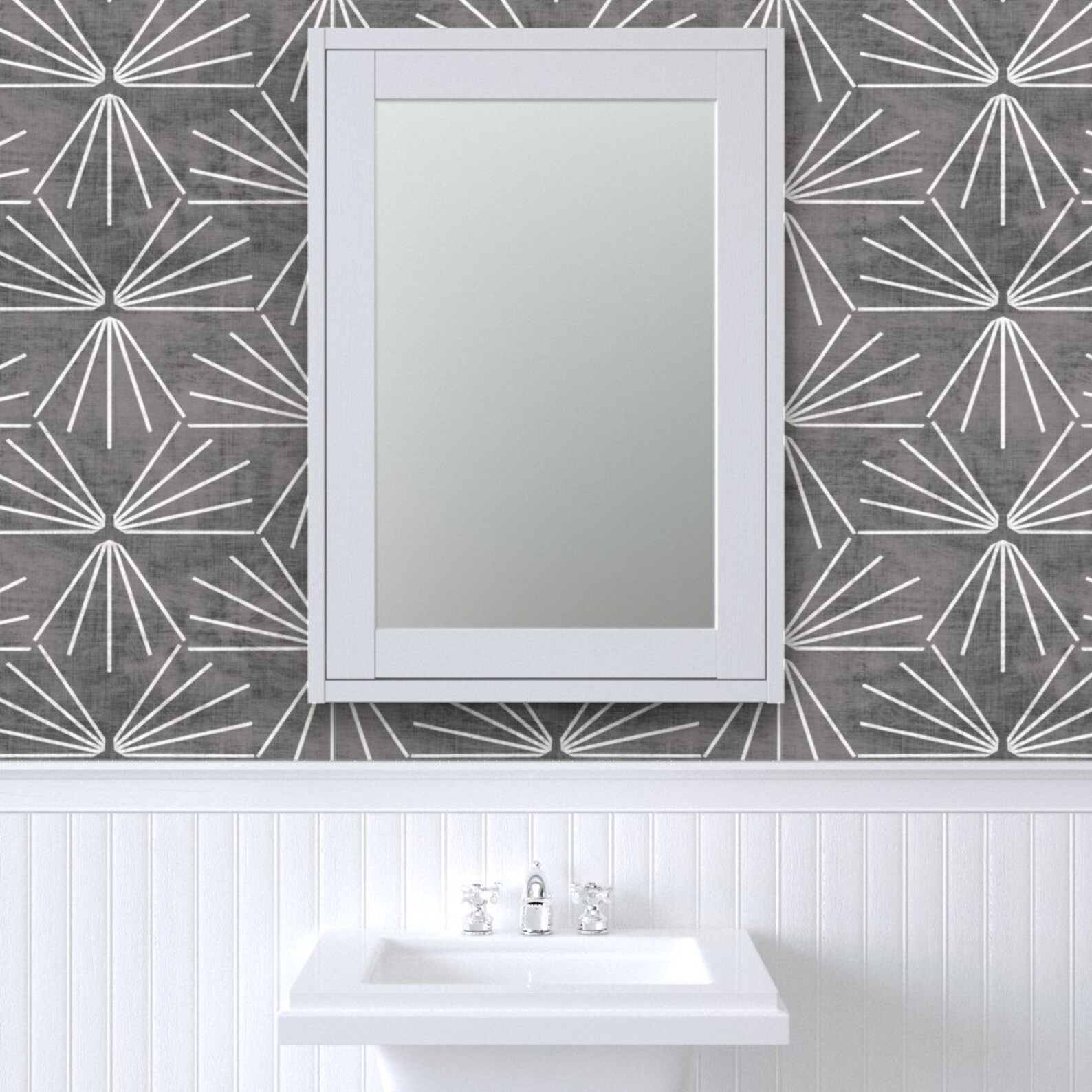 Texture Wallpaper Sun Tile Cement by Holli Zollinger Gray - Etsy