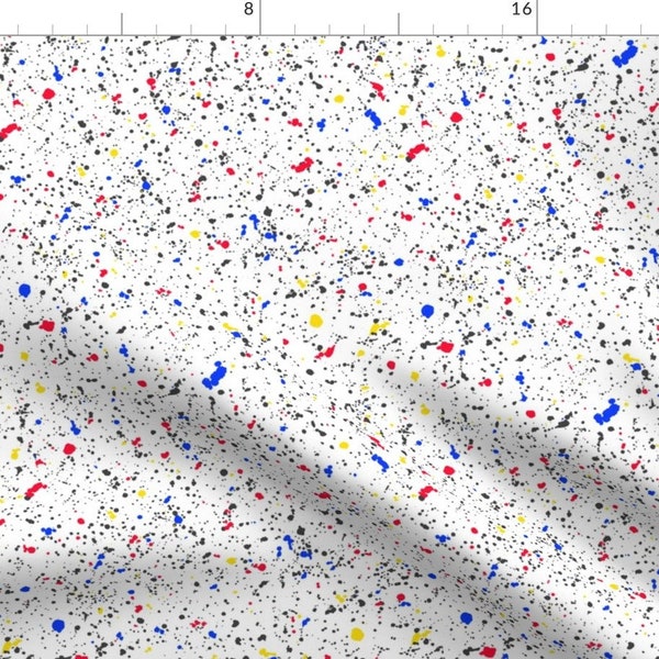 Paint Splatter Fabric - Etsy