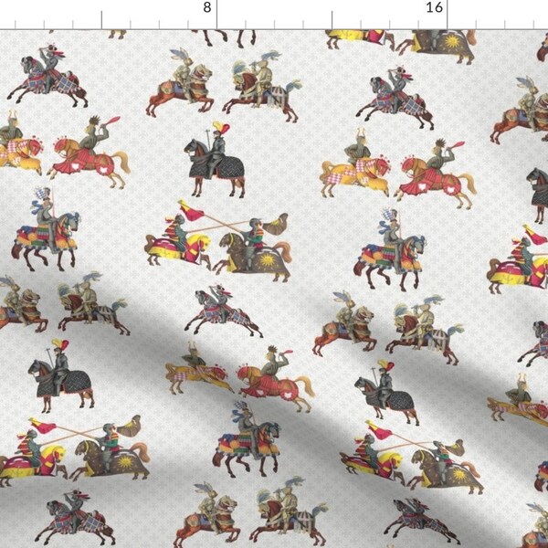 Vintage Medieval Fabric - Etsy