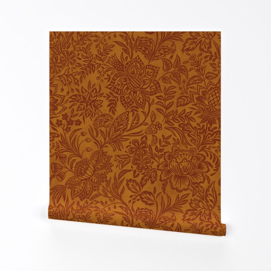 Traditional Floral Removable Peel and Stick Wallpaper - Chintz ...