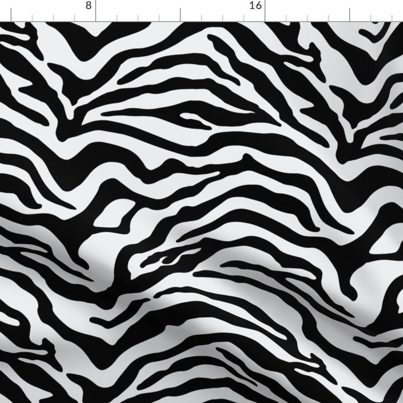 Zebra Print Fabric - Etsy