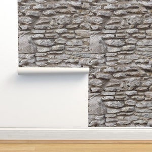 Stone Wallpaper Stone Textured Walled by Peacoquettedesigns Stone ...