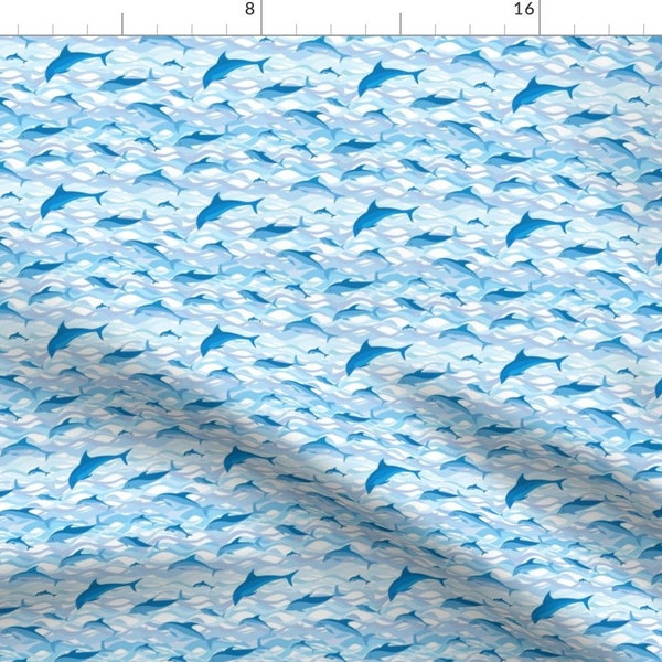 Dolphin Fabric - Etsy