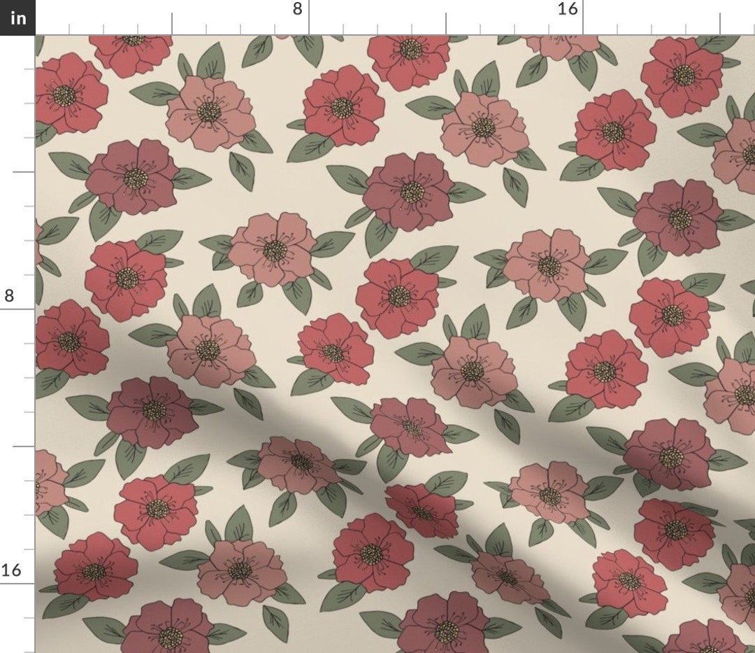 Fox Fabric Fox N Tree Green by Elvelyckan Green Foxes Woodland Creature ...