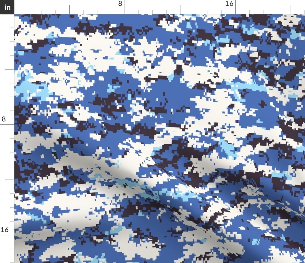 Royal Blue Digital Camo