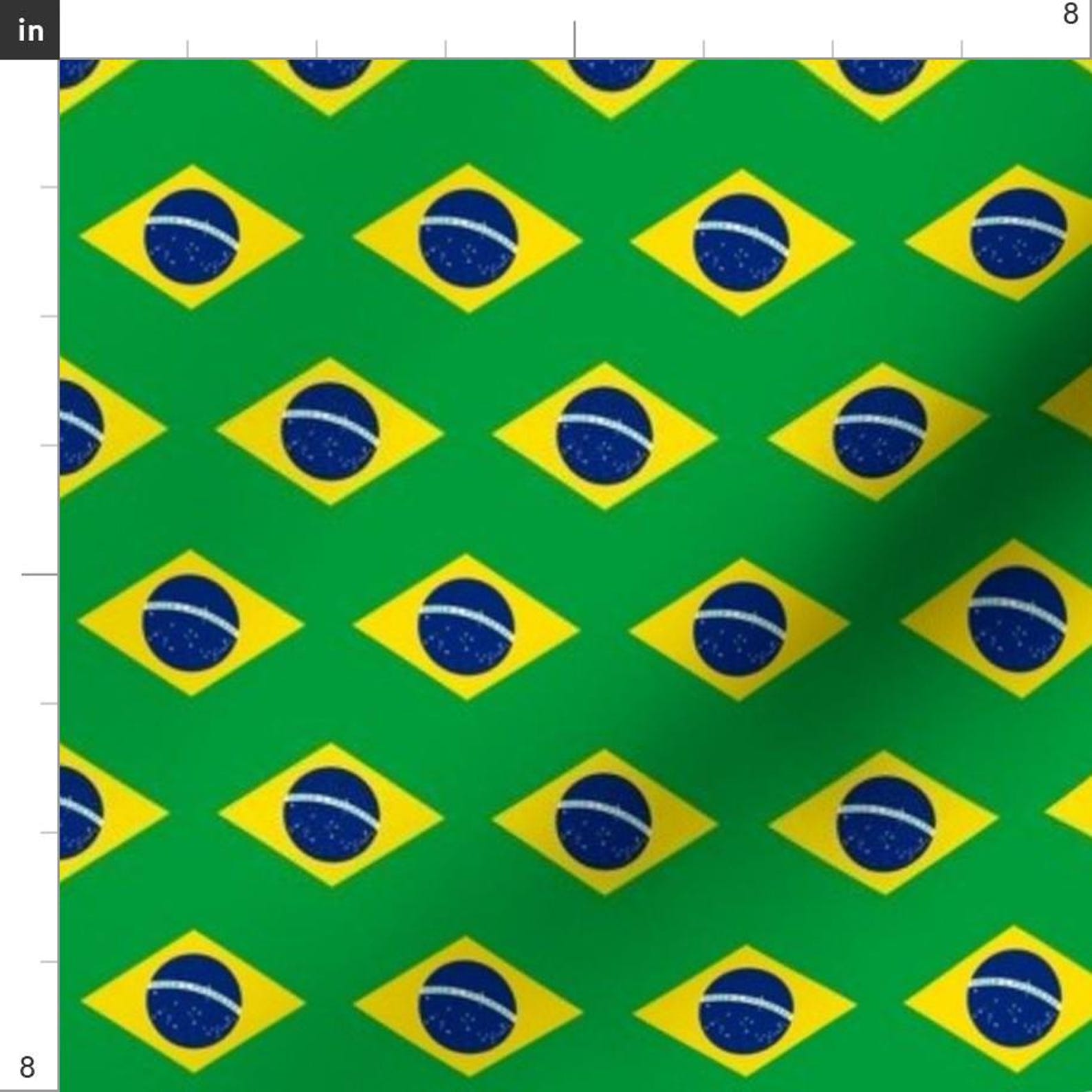 Brazil Fabric - Brazil Flag by Flagfabric - Brazil Flag Southern Cross ...