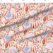 Delicate Shells Upholstery Fabric- Pink Pastel Seashells by ...