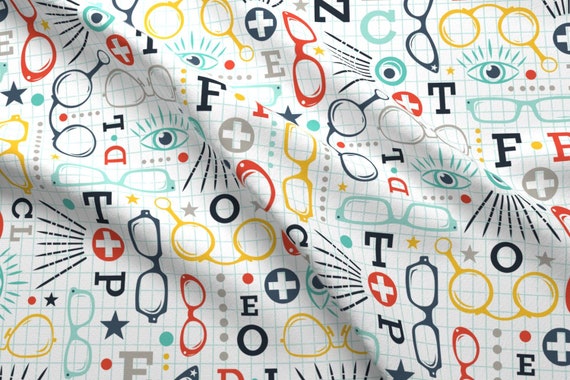 Eyeglasses Fabric Spectacle By Heatherdutton Glasses Eye | Etsy