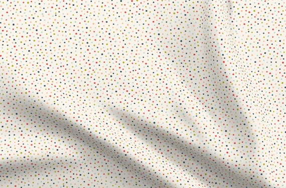 Polka Dot Fabric Sweet Dots: Preppy Fabric By Nadia Hassan | Etsy