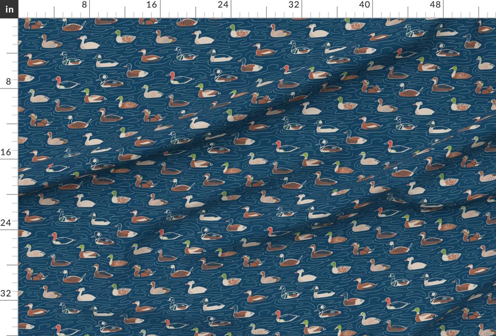 Duck Fabric - Duck, Duck... Duck by Caleb Luke Lin - Duck Pond Lake ...