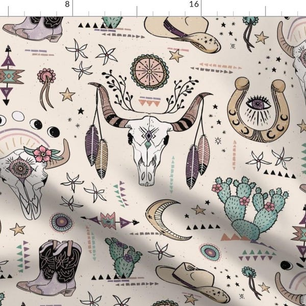 Western Fabric by the Yard - Etsy