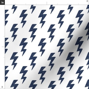 Lightning Fabric Lightning Bolt by Scarlet_soleil Electricity Navy ...