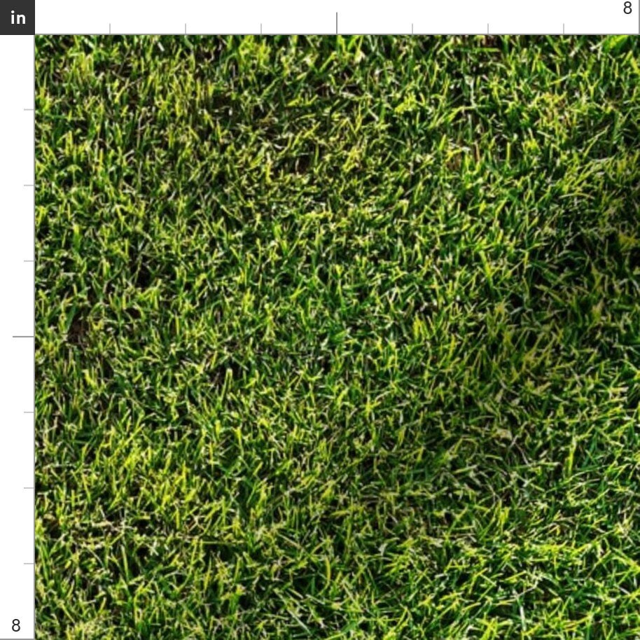 Grass Fabric Endless Lawn by Thinlinetextiles Green Grass - Etsy