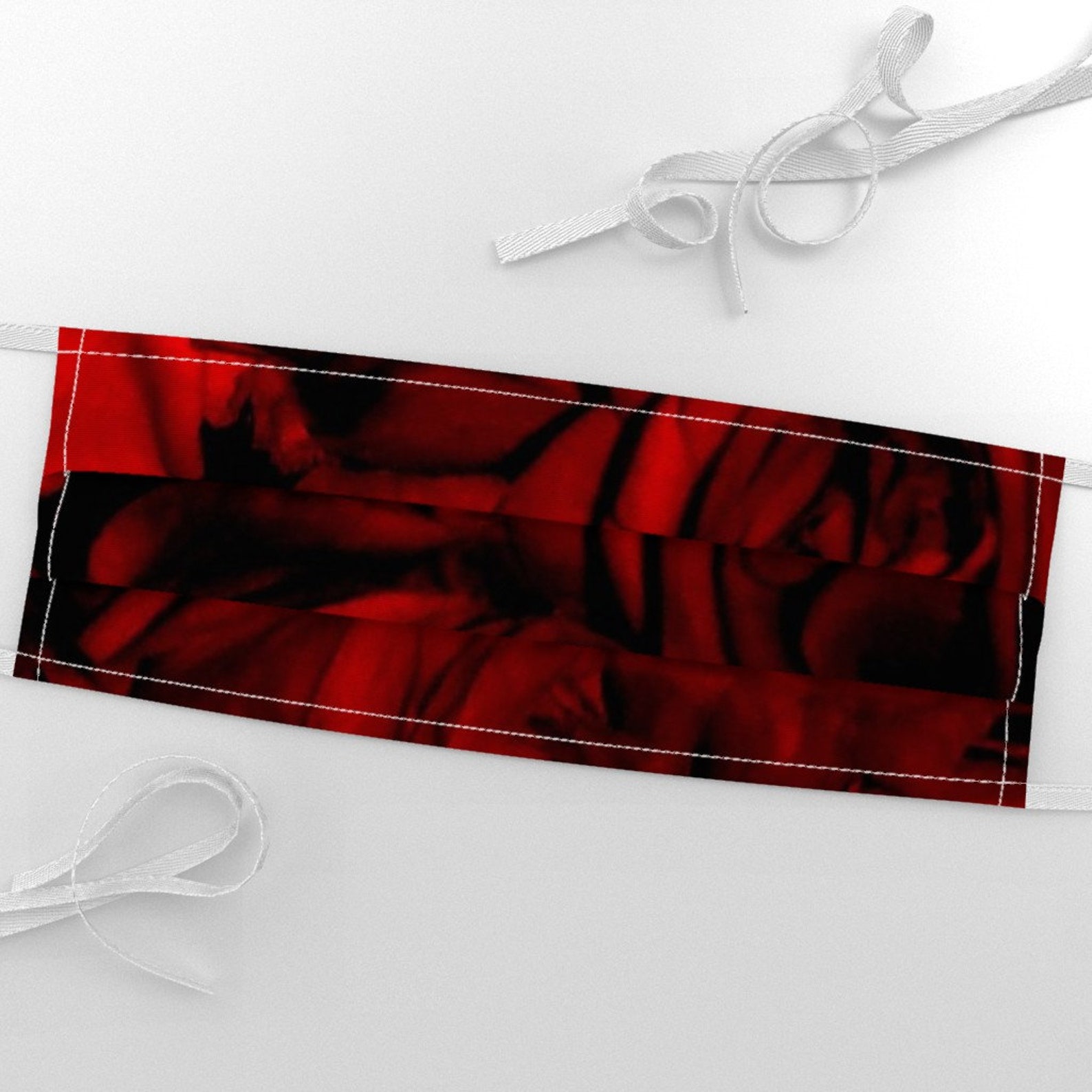 Red Rose Fabric Blood Roses Blood Roses by - Etsy