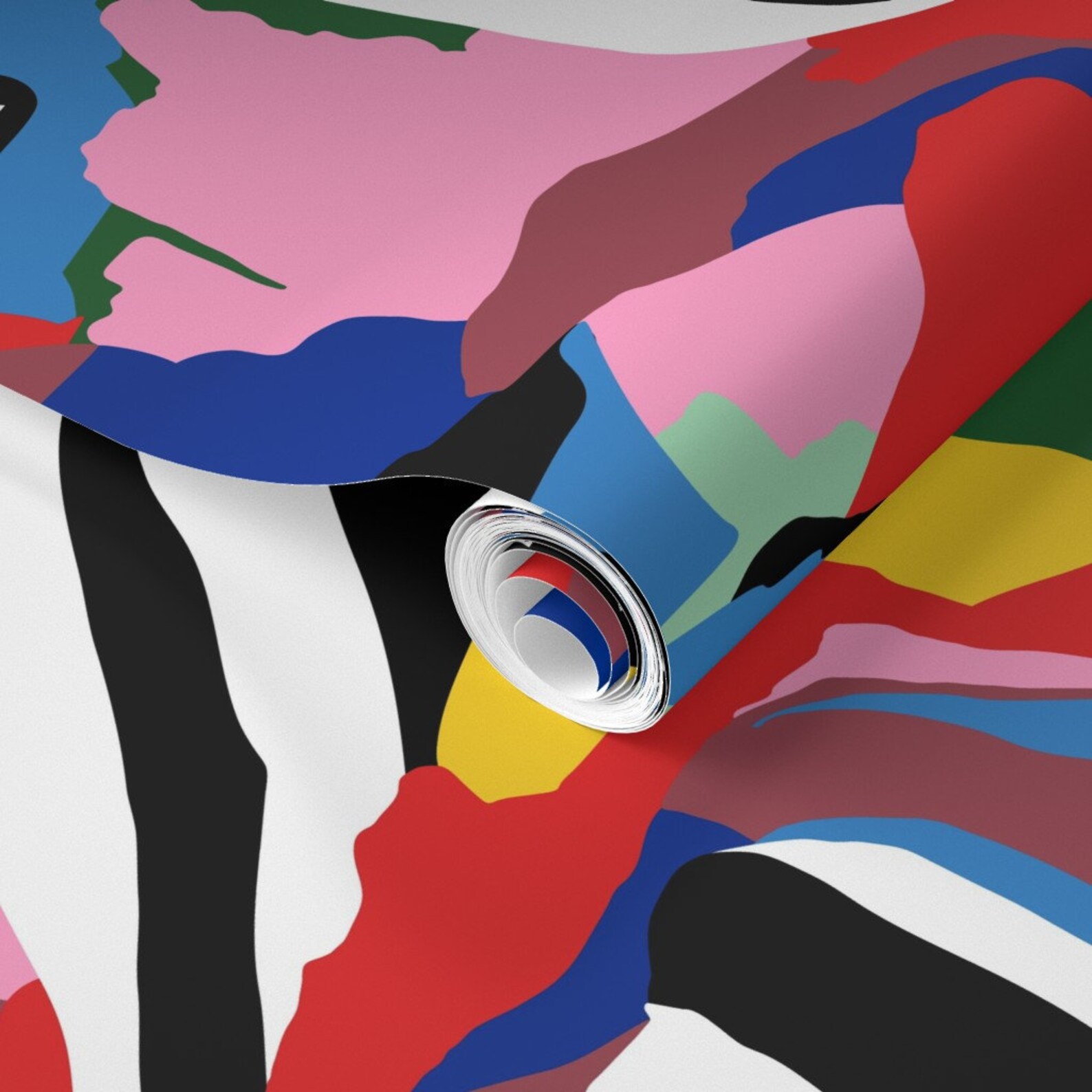 Postmodern Wallpaper Abstract Landscape by - Etsy