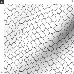 Net Fabric - Fishnet Hockey Goal Football Soccer Net Black and White ...
