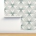 Tile Geo Wallpaper Sun Tile Marine by Holli Zollinger Navy - Etsy