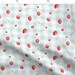 Strawberry Gingham Apparel Fabric - Strawberry Gingham by Caitie ...
