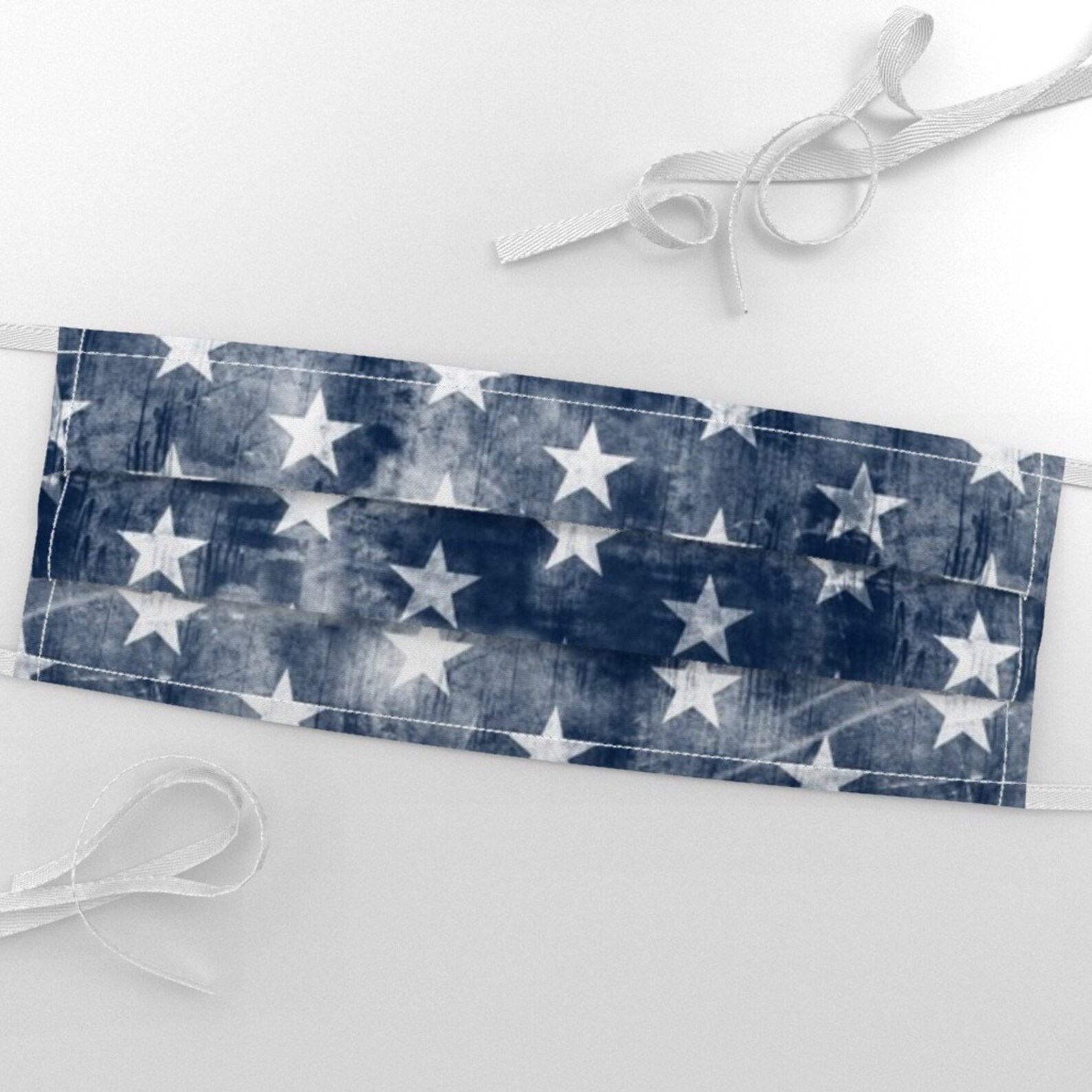 Distressed Stars on Blue Fabric Distressed Stars on Blue by - Etsy